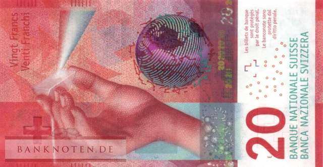 banknoten.de - Schweiz 20 Franken (076_UNC) - BANKNOTEN