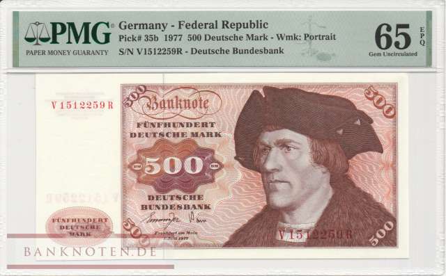 banknoten.de - Deutschland 500 Deutsche Mark (BRD-23_UNC) - BANKNOTEN