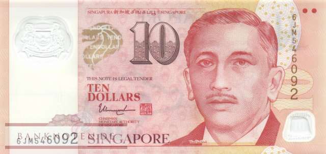 banknoten.de - Singapur 10 Dollars (048_UNC) - BANKNOTEN